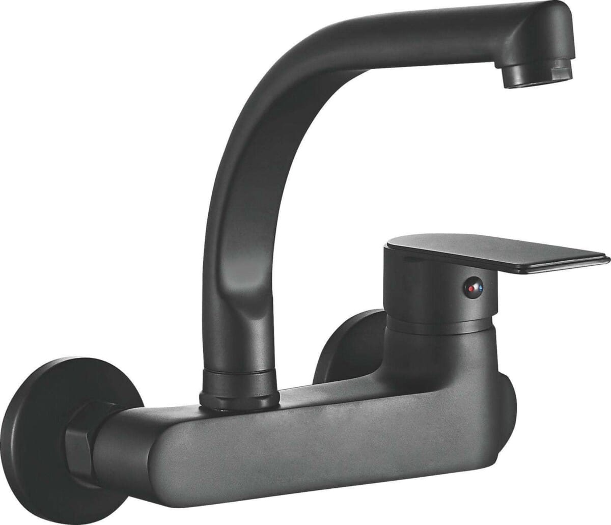 KAIIA IN WALL SINK MIXER MATT BLACK | Build Africa Hardware