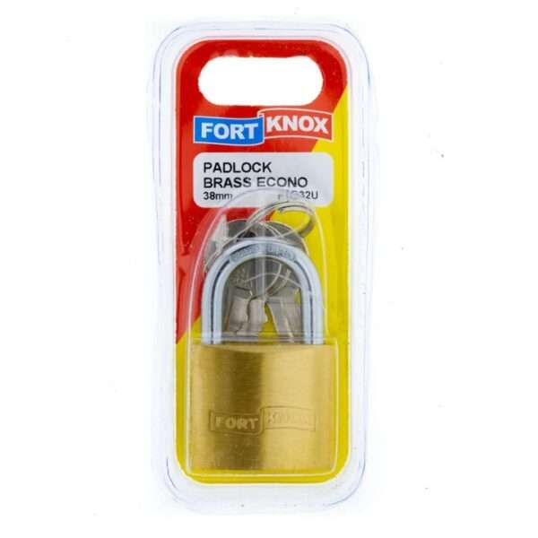 PADLOCK BRASS ECONO 38mm Q:1 | Build Africa Hardware